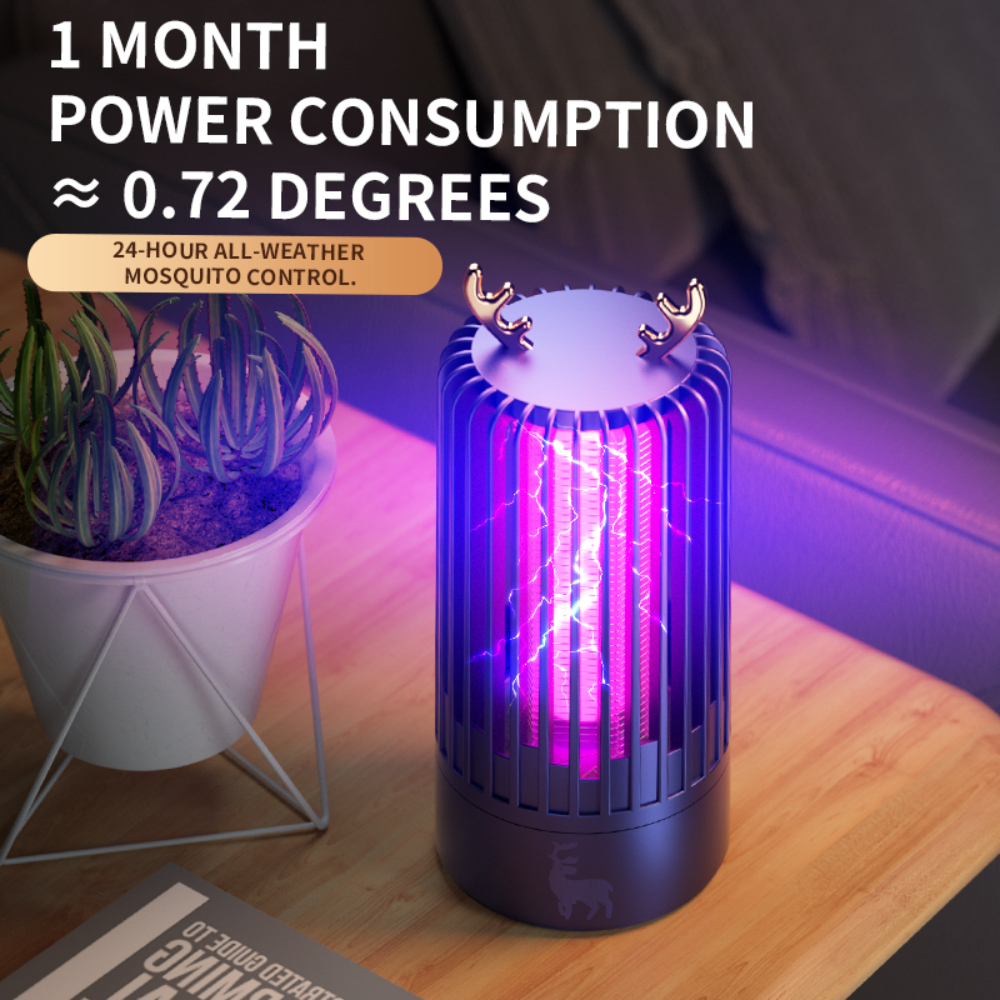 USB-Powered UV Mosquito Killer Portable Rechargeable Bug Zapper for ...