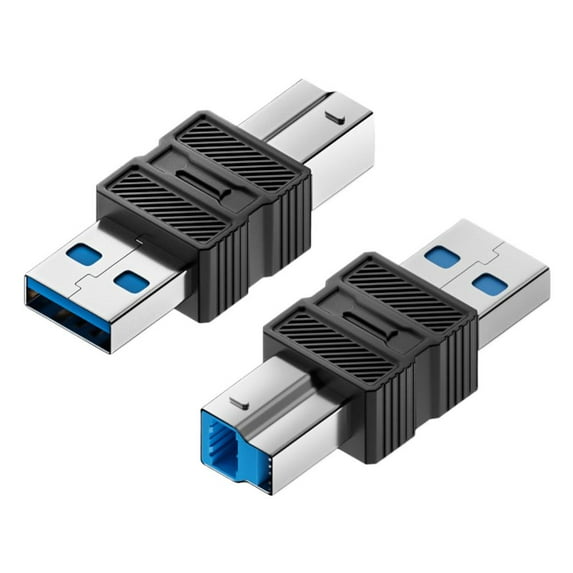 USB Printer Adapter, USB B 3.0 Converter, Plug & Play Connector, High ...