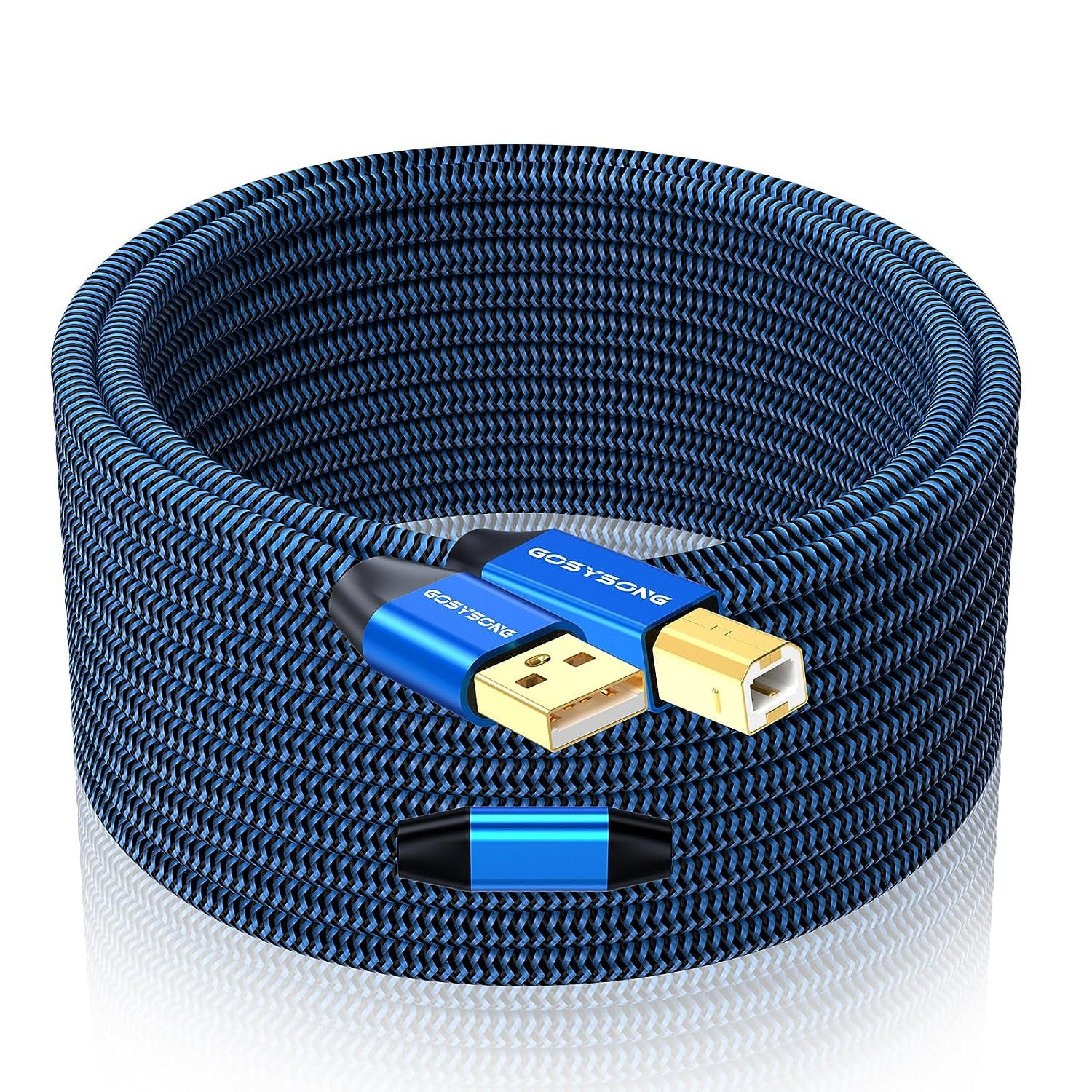 USB Printer Cable 40ft, USB 2.0 Printer Cord, High Speed USB A to B ...