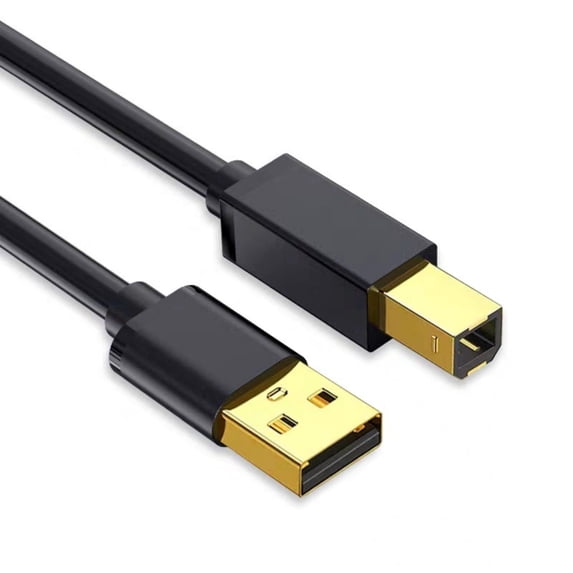 USB Printer Cord USB A to B Cable for Quick Plugs and Play Use with ...