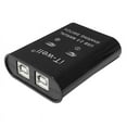 USB Printer Sharing Device, 2-Port Manual KVM Switch, Black, 2 ...