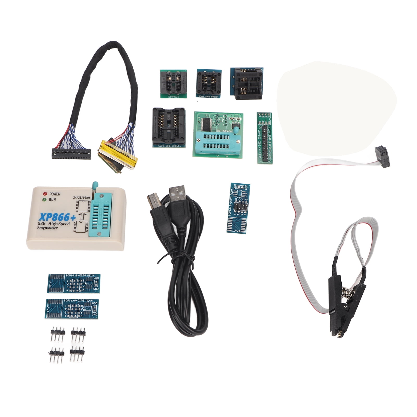 Usb Programmer Kit High Speed Spi Flash Programmer Module 12 Tested Base For 25 Flash 24 Eeprom