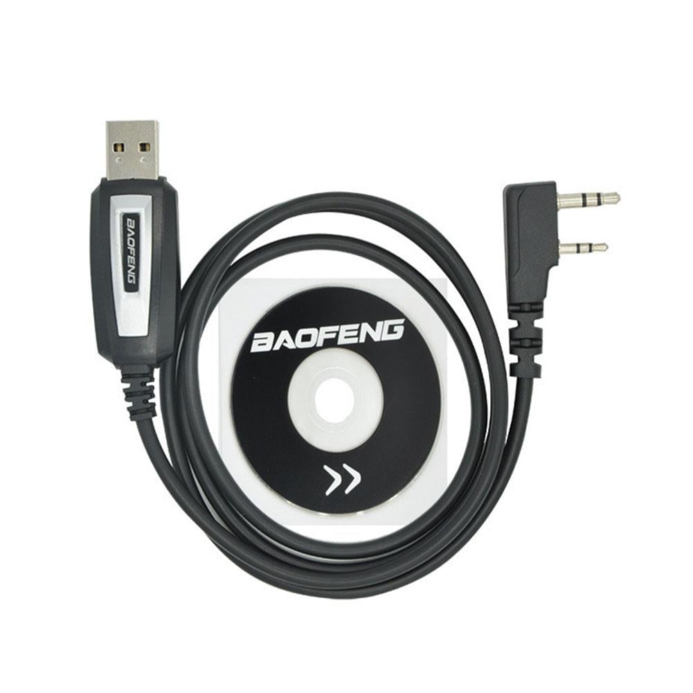 USB Programming Cable & Software For Baofeng UV-5R Radios BF-888S Two ...