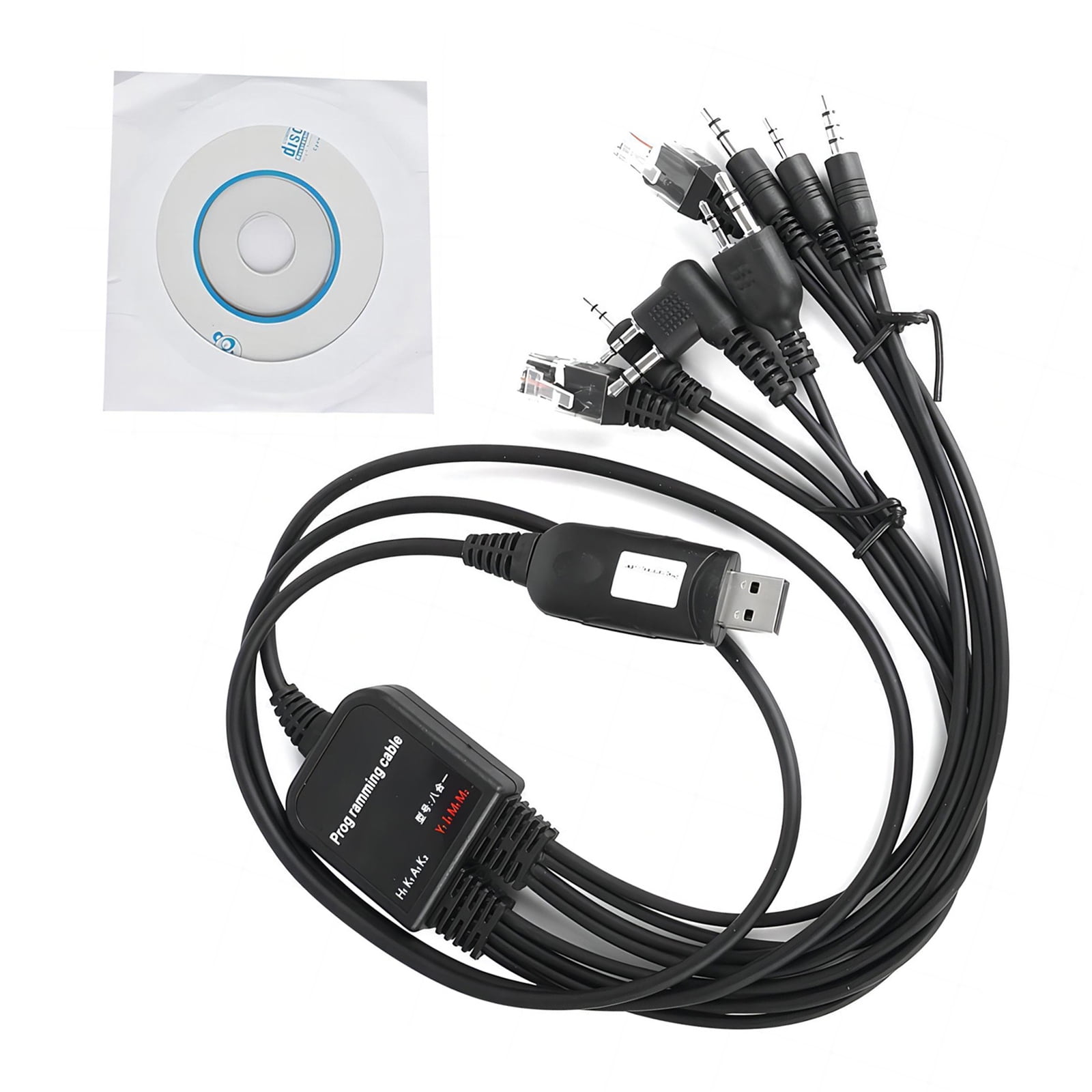 USB Programming Cable,USB Programming Cable with 8pcs Different Connectors for Multiple Radios ...