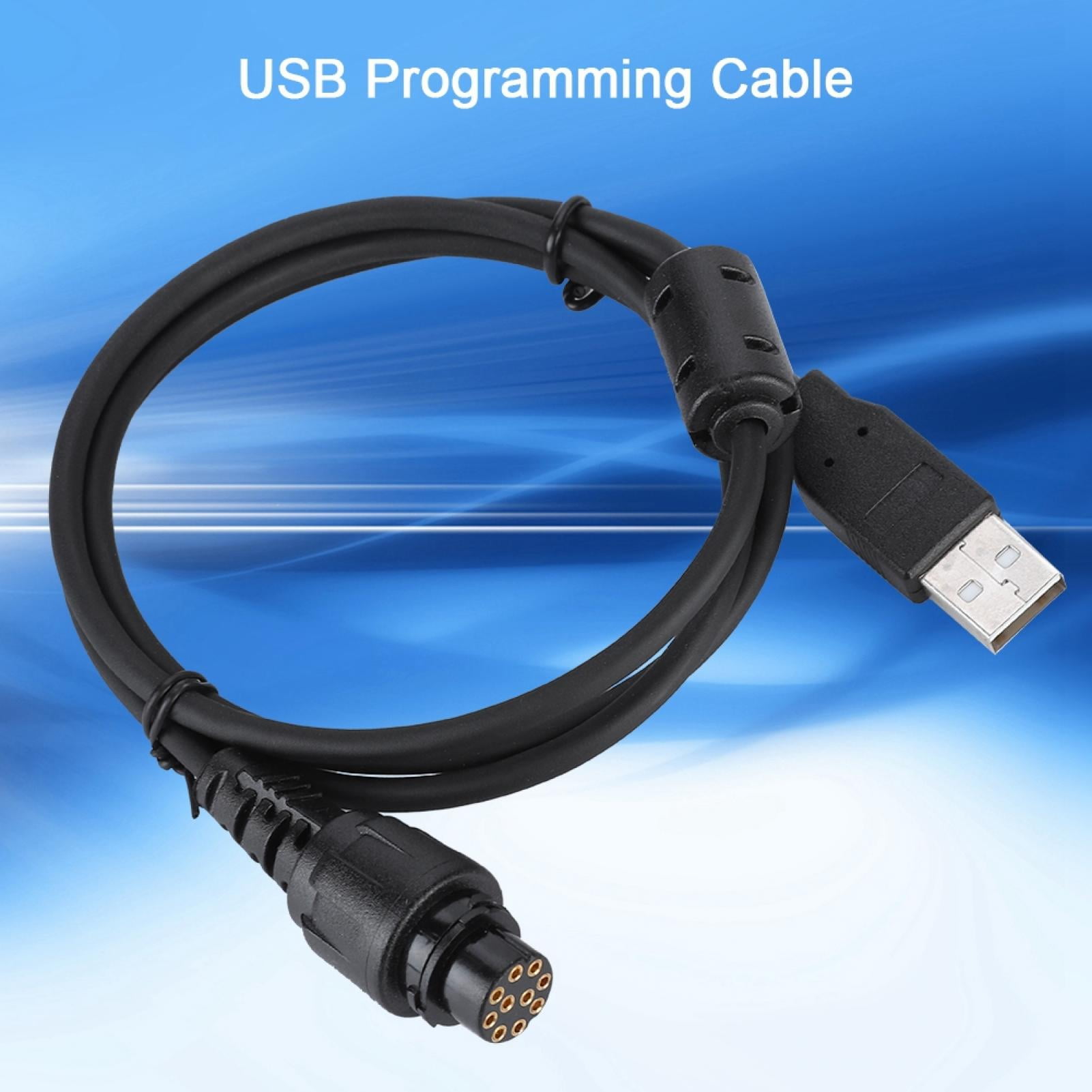 USB Programming Program Cable, 100cm ABS Black Convenient Plug And Play ...