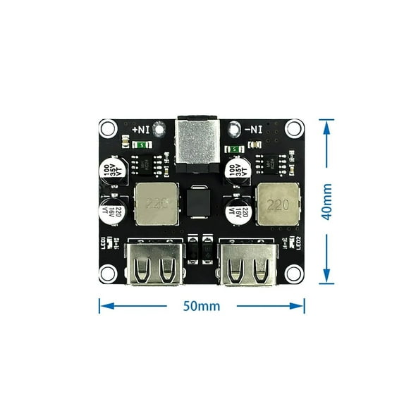 USB QC3.0 QC2.0 DC-DC Buck Converter Charging Step Down Module 6-32V 9V ...