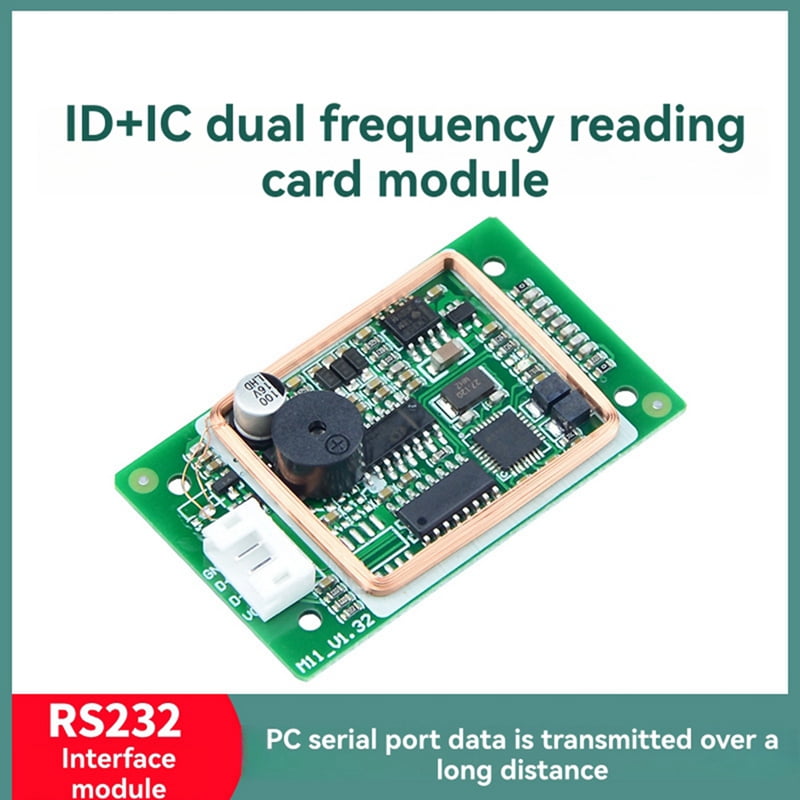 USB RFID Reader Module ID Card+IC Card Reader 13.56Mhz 125Khz Smart ...