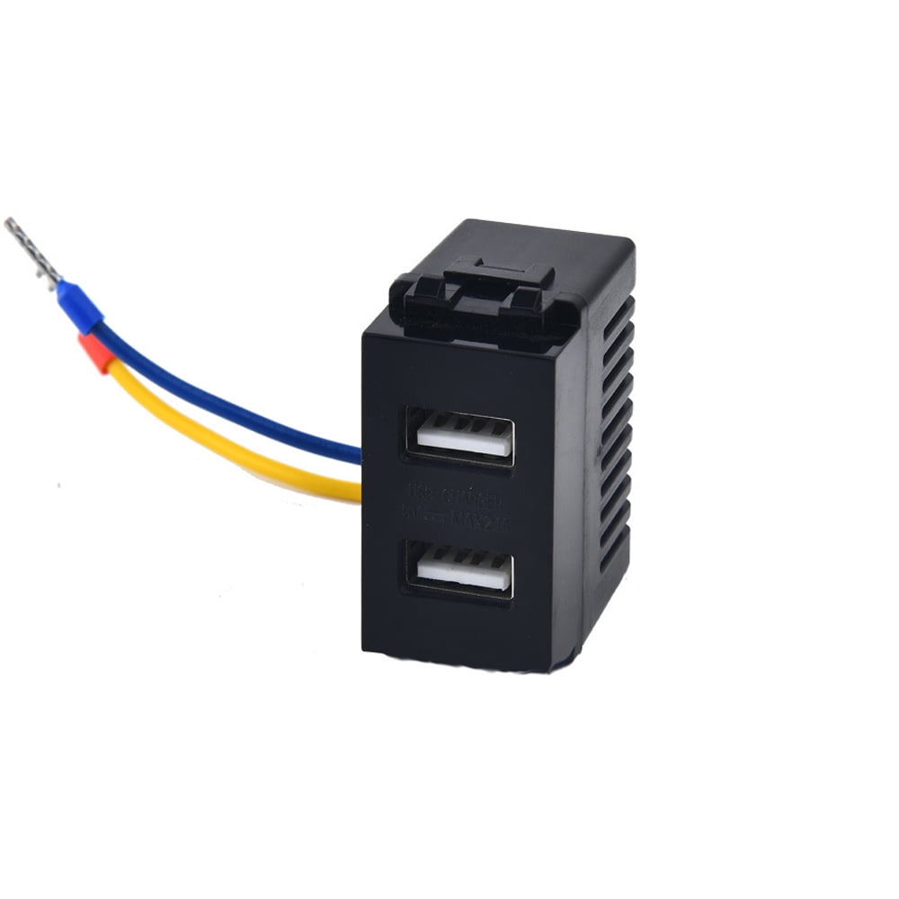 USB Receptacle Outlet Module,Dual Ports Cell Phone Charging Socket ...