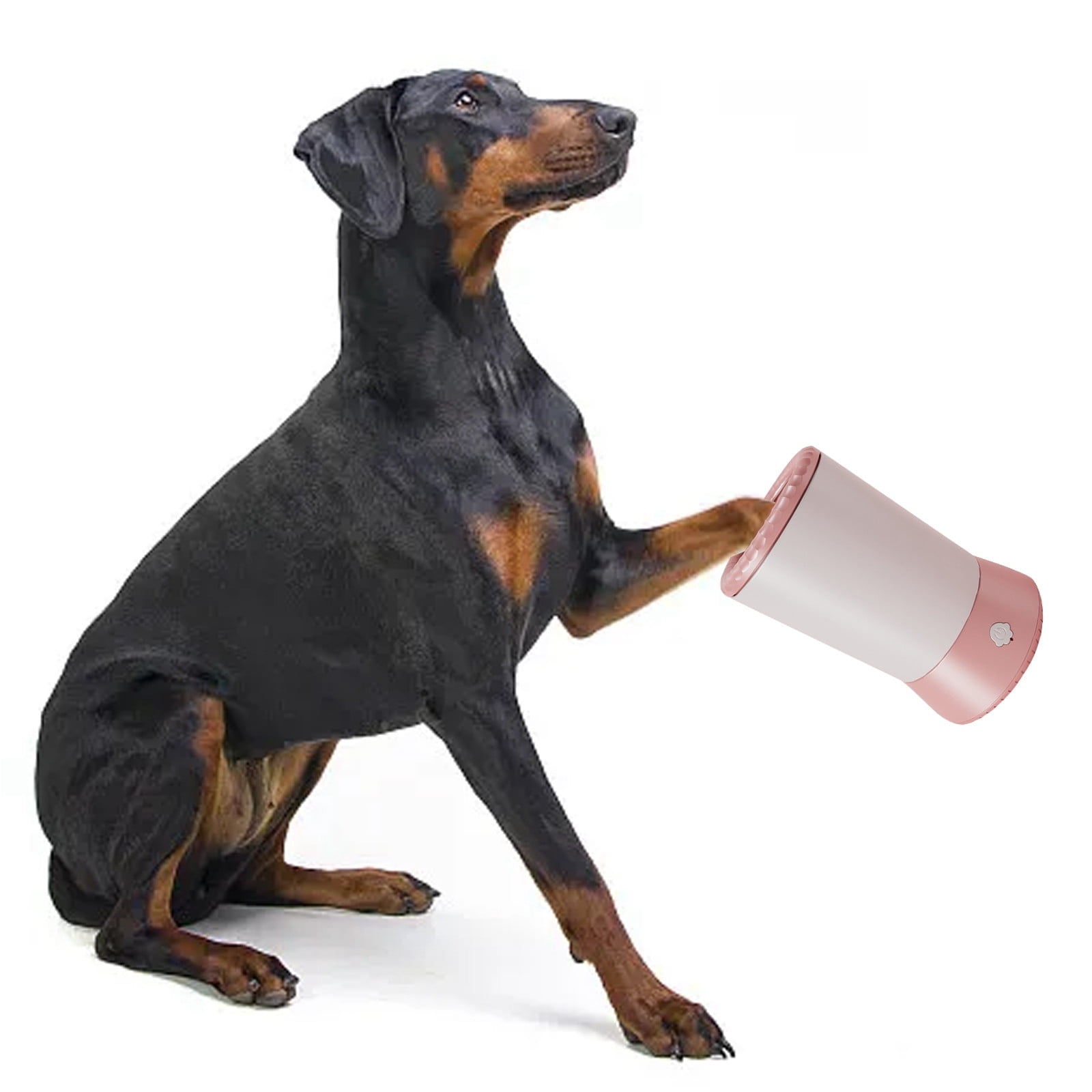 USB Rechargeable Automatic Dog Cleaner with Soft Silicone - 360° All ...