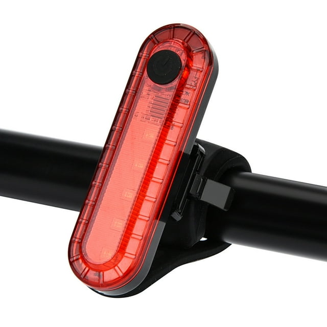 USB Rechargeable Bike Bicycle Cycling 4 Modes 5 LED Front Rear Tail Light Lamp - Walmart.com