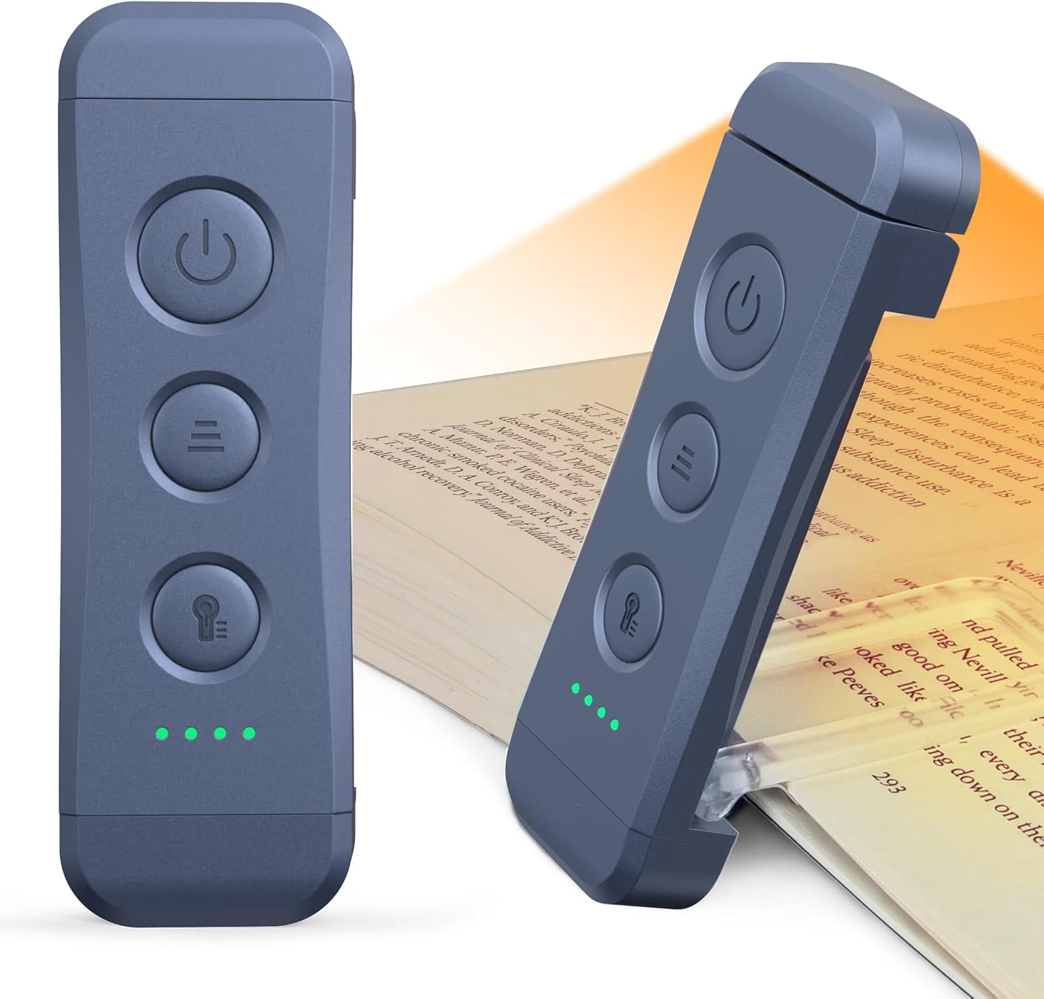 USB Rechargeable Book Light for Reading in Bed, Portable Clip-on LED ...