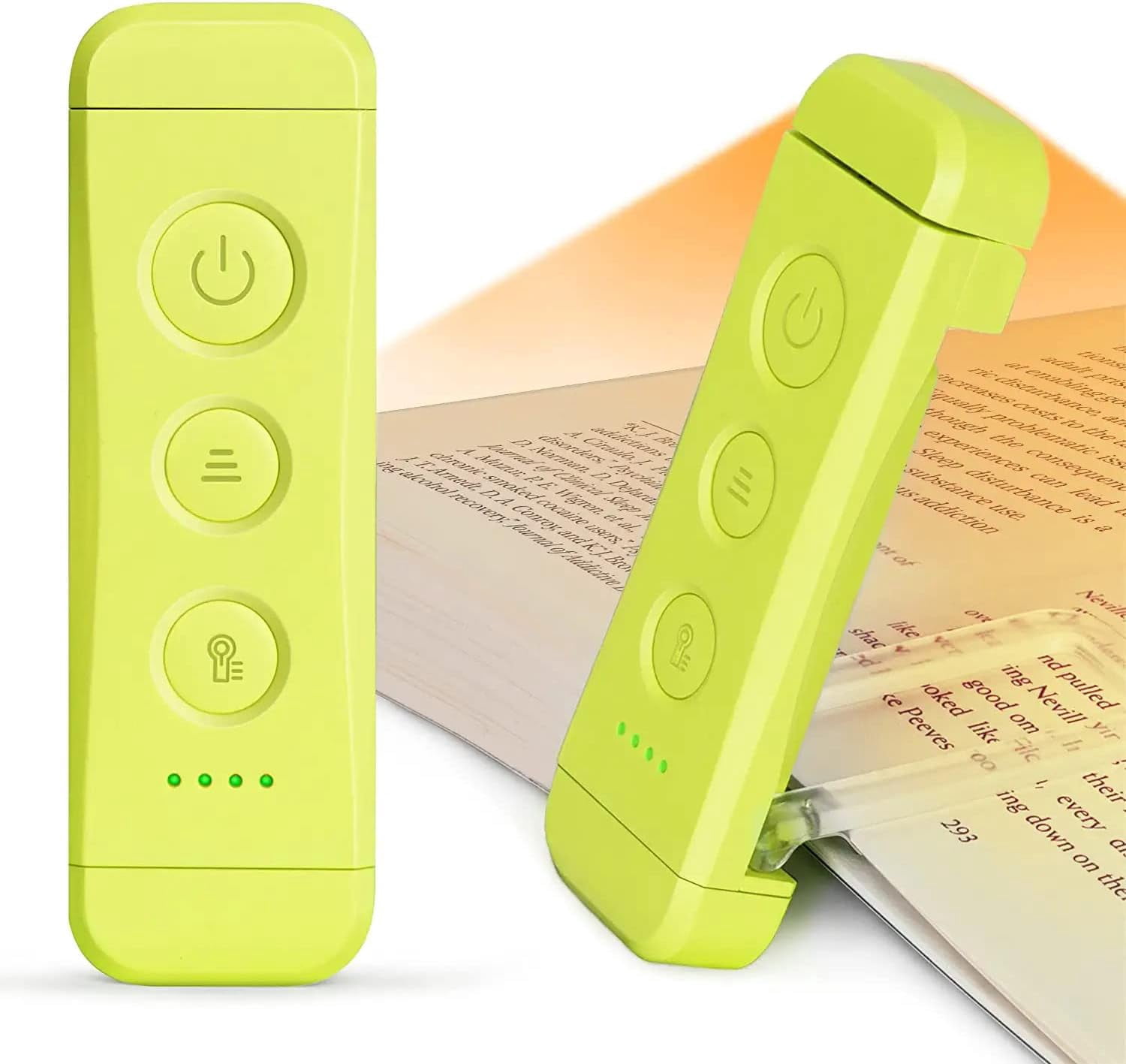 USB Rechargeable Book Light for Reading in Bed, Portable Clip-on LED ...