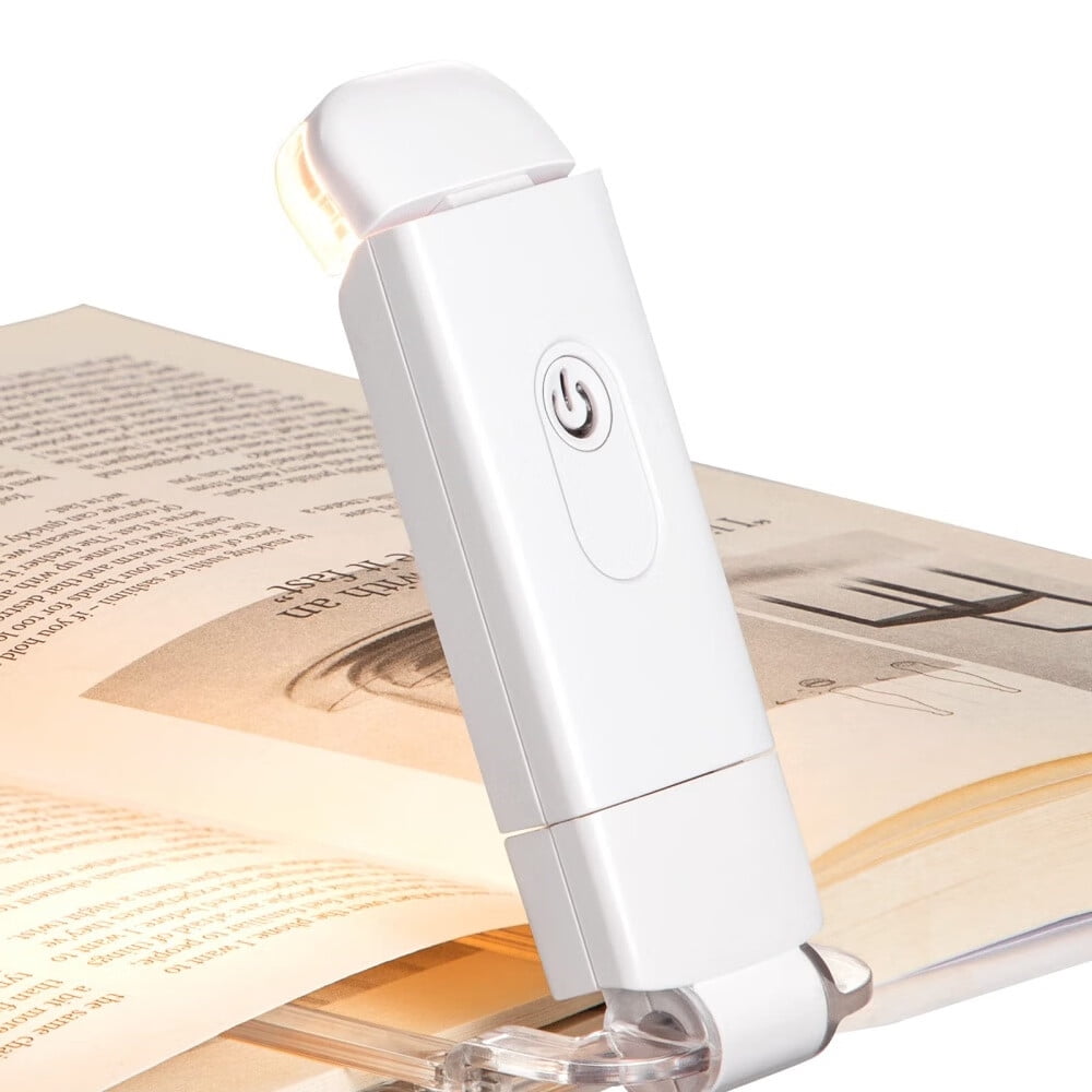TIFOR USB Rechargeable Book Reading Light, 3000K Warm White, Adjustable ...
