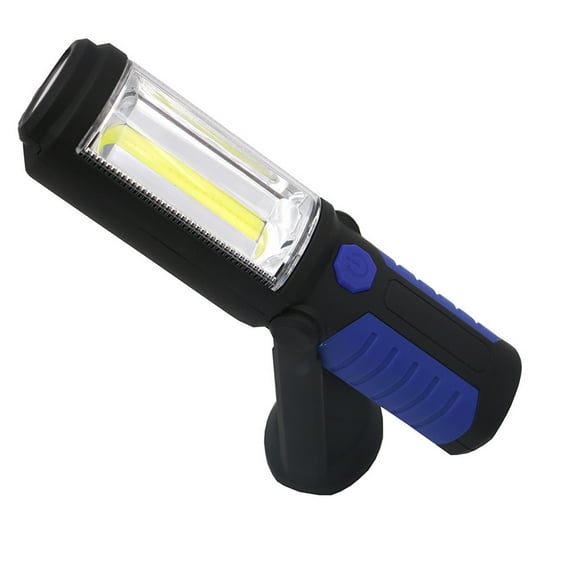 USB Rechargeable COB and LED USB Flashlight Torch Work Light Stand ...