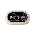 USB Rechargeable Digital Alarm Clock with 2 Levels Volumes Control LED ...