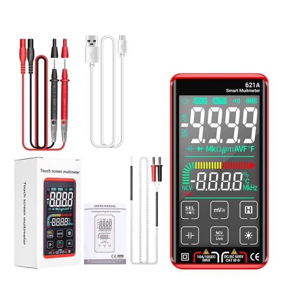 USB Rechargeable Digital Multimeter, 2026 New Smart Digital Multimeter ...