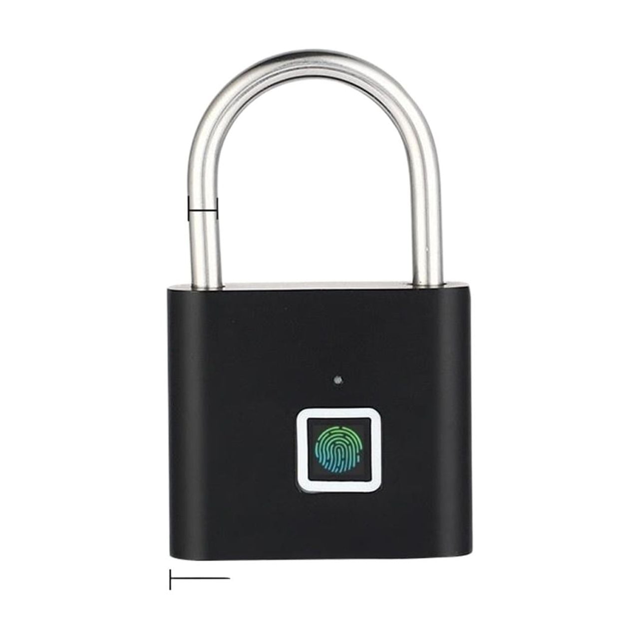 USB Rechargeable Door Smart Lock Fingerprint Padlock Quick Unlock Zinc ...