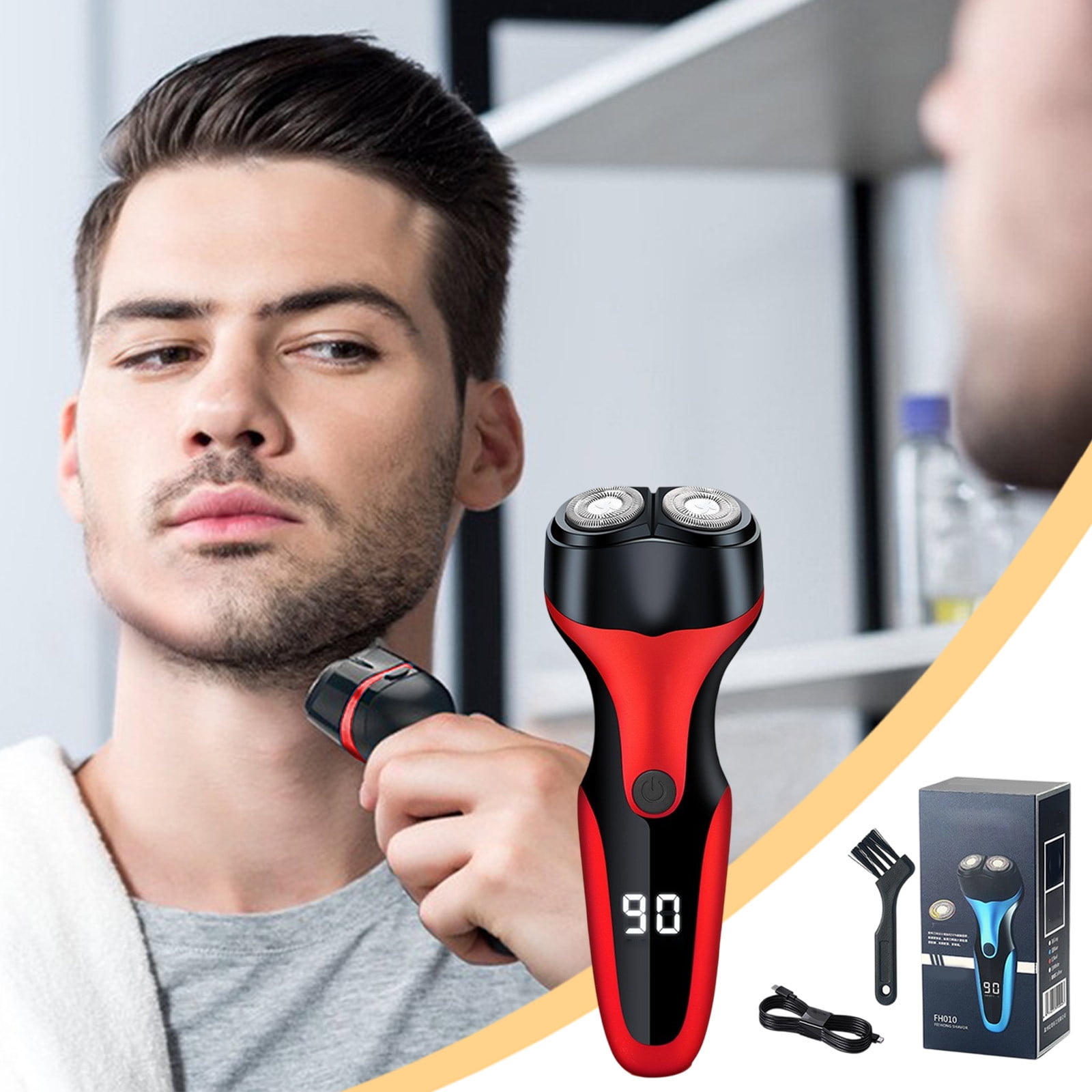 USB Rechargeable Electric Shaver for Wet & Dry Use | IPX7 Waterproof ...