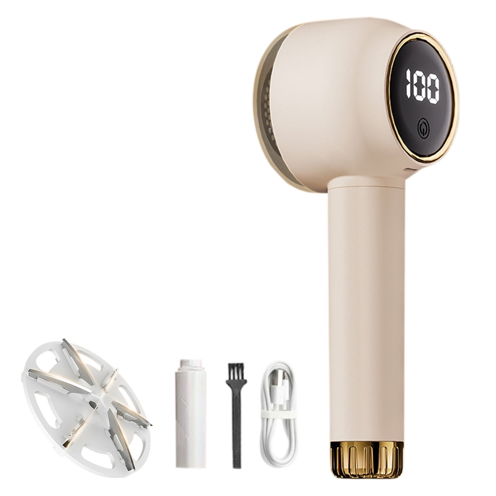 USB Rechargeable Fabric Shaver 6-Blade Lint Remover for Clothes Sofa ...