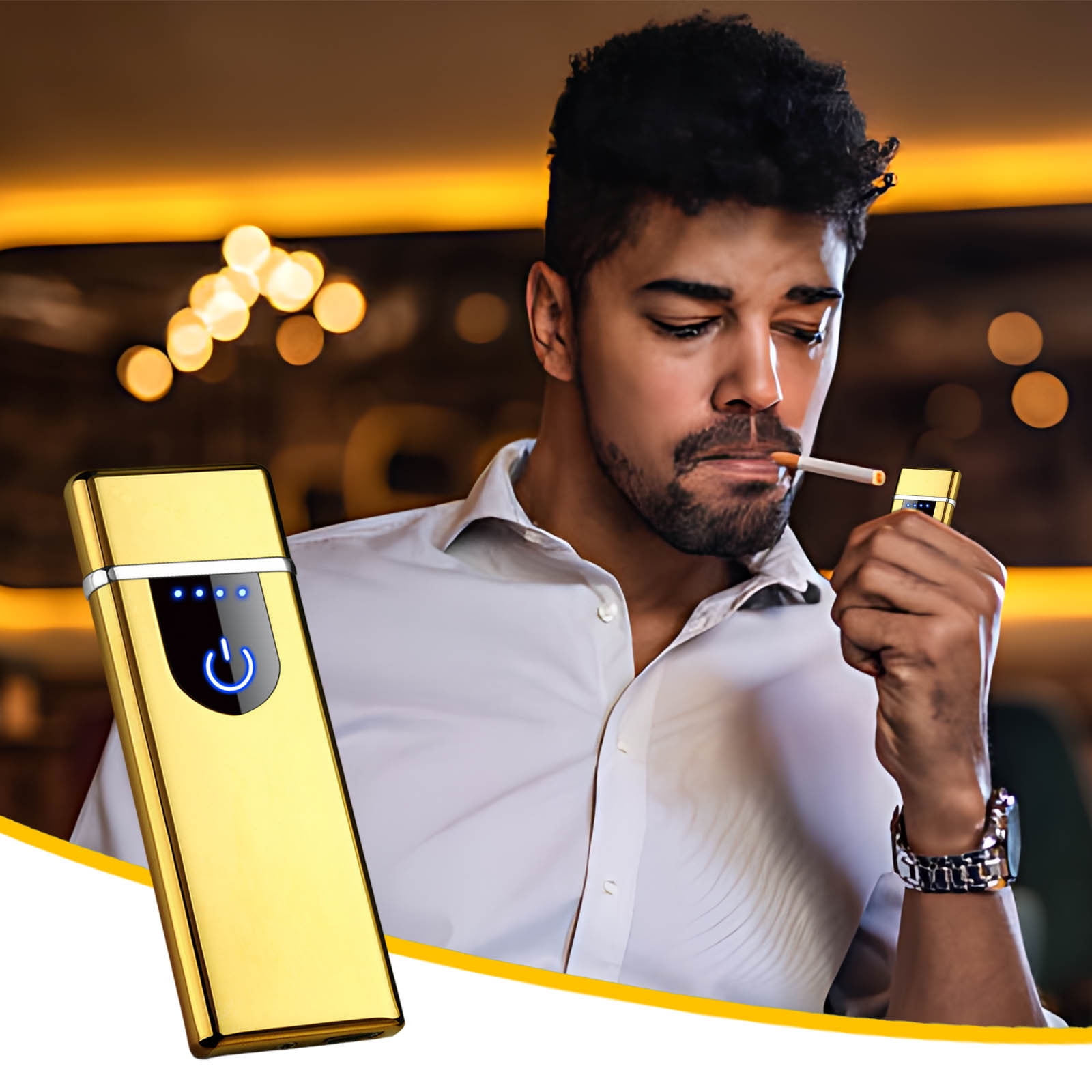 USB Rechargeable Flameless Lighter | Windproof Arc Electronic Lighter ...