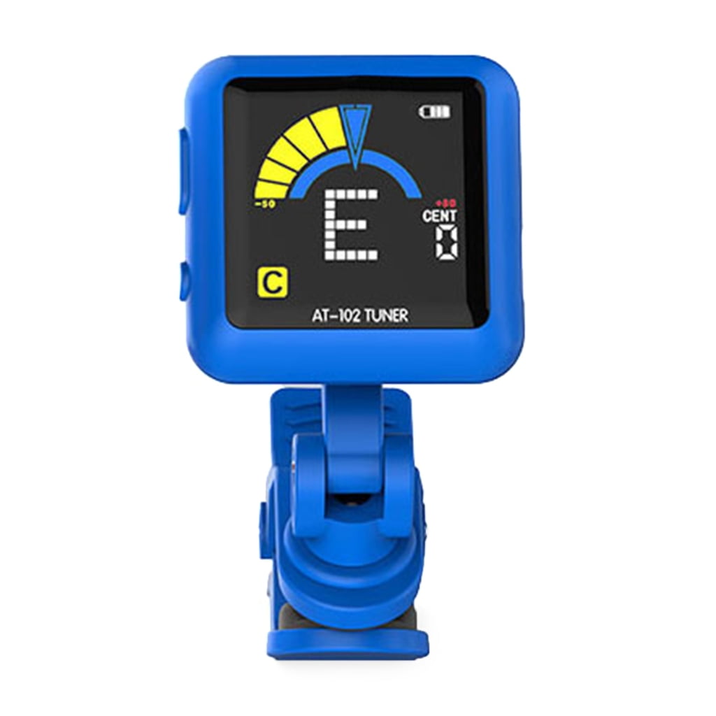USB Rechargeable Guitar Tuner Clip On Electric Guitar Tuner 360 Degree ...