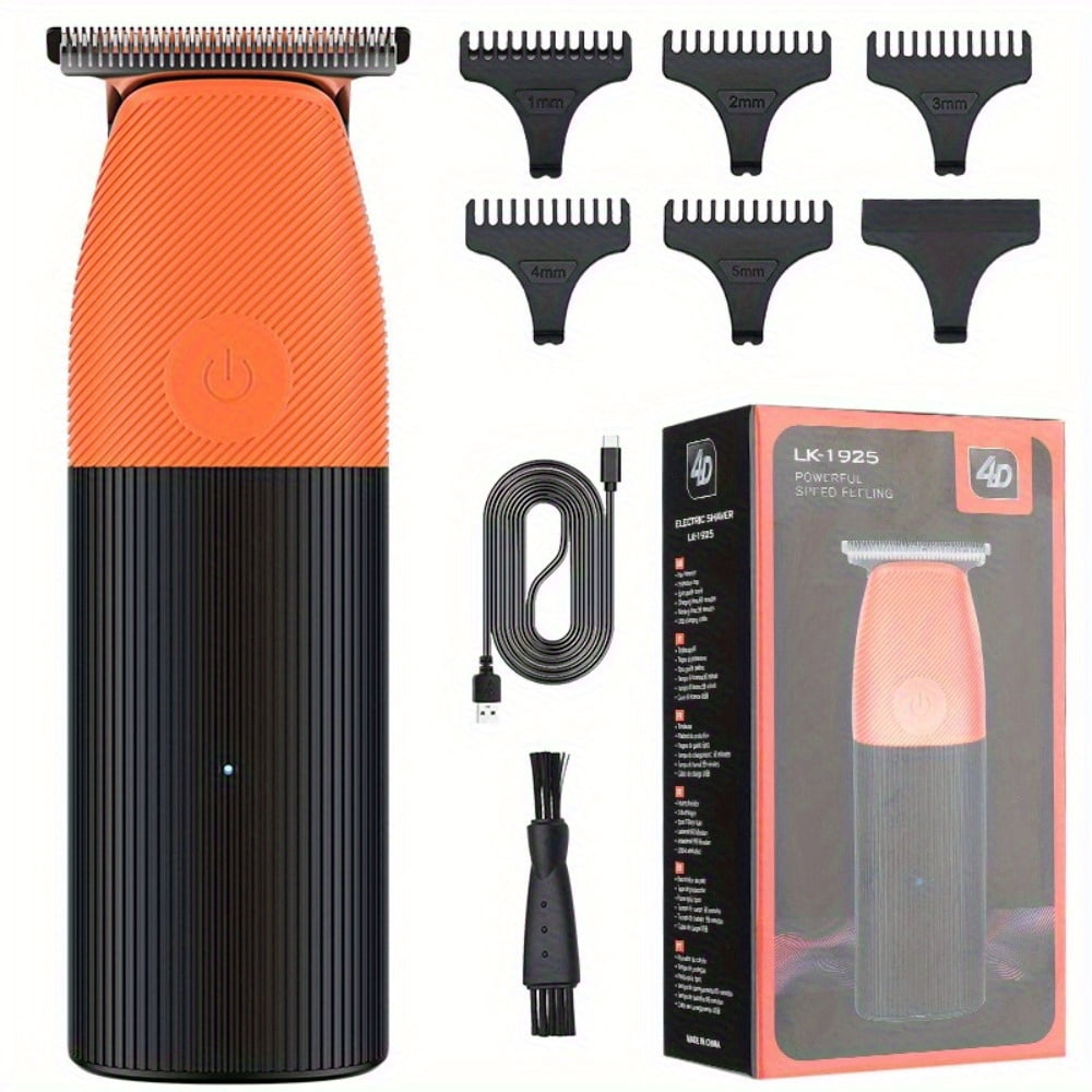USB Rechargeable Hair Clipper, Mini Portable Oil Electric Hair Clipper ...