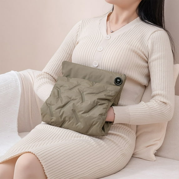 USB Rechargeable Hand Warmer with Digital Display, 3-Heat Settings ...