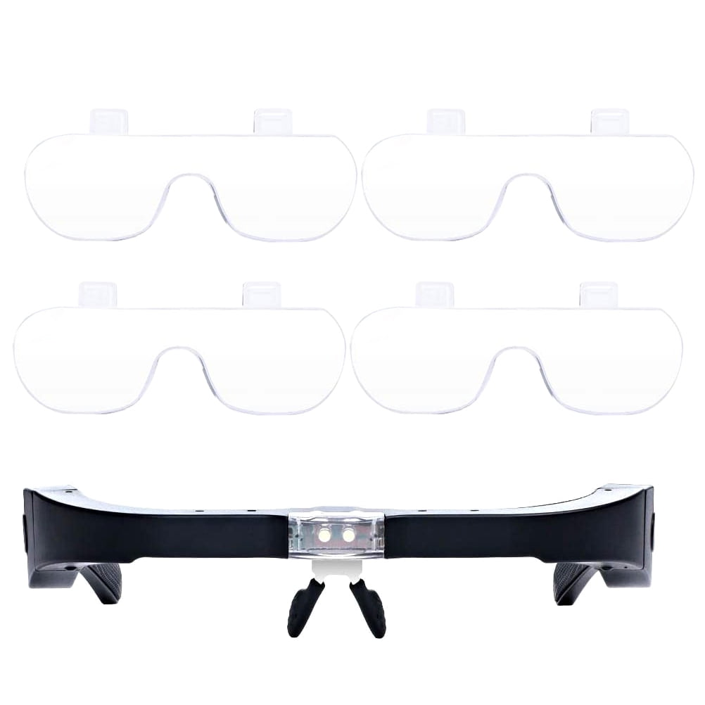 USB Rechargeable Head-mounted Magnifying Glass LED Light Magnifying ... USB Rechargeable Head-mounted Magnifying Glass LED Light Magnifying ...
