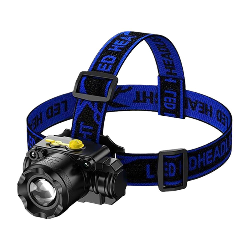 USB Rechargeable Headlamp Flashlight Waterproof LED Head Torch Band ...