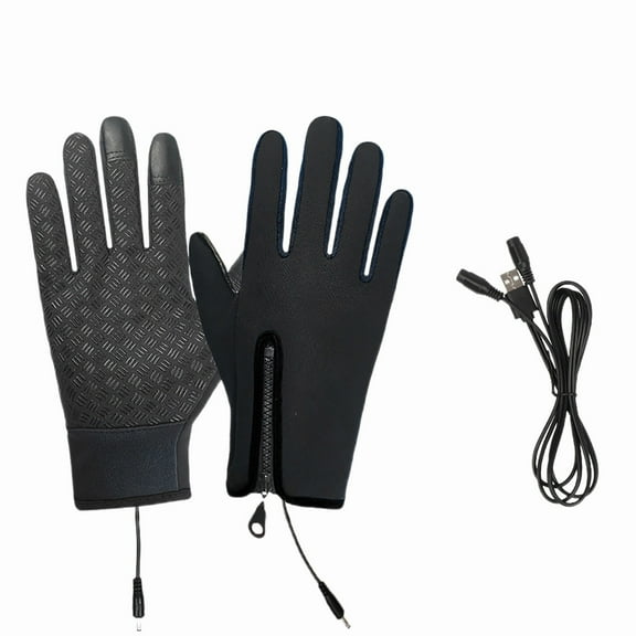 USB Heated Winter Gloves – Waterproof Touchscreen Outdoor Sports Gloves ...
