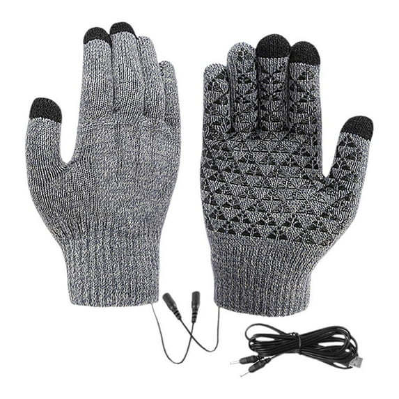 USB Rechargeable Heated Gloves for Men and Women with Adjustable ...