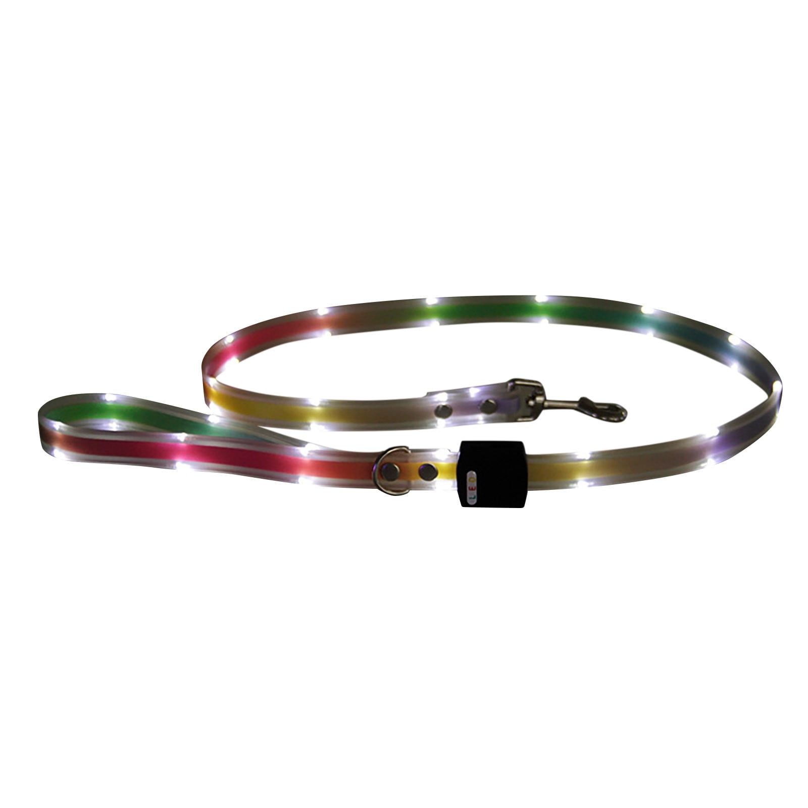 USB Rechargeable LED Dog Leash - 5FT Light Up Leash for Night Walking ...