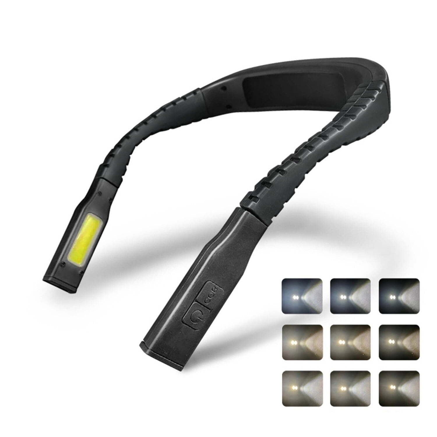 USB Rechargeable LED Neck Reading Light - Hands-Free Book Light for ...