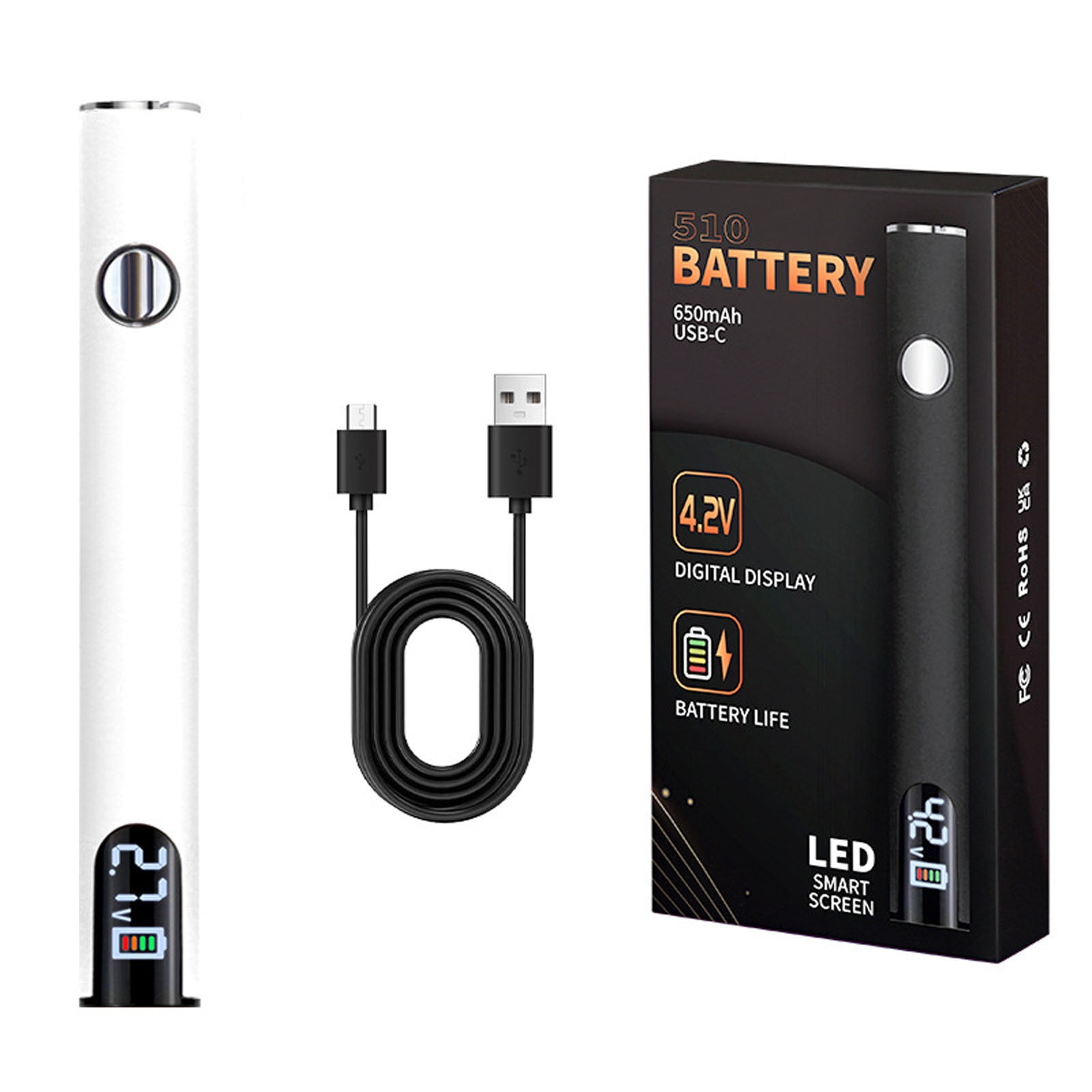 USB Rechargeable Pen Soldering Iron Kit - LED Display, Adjustable ...