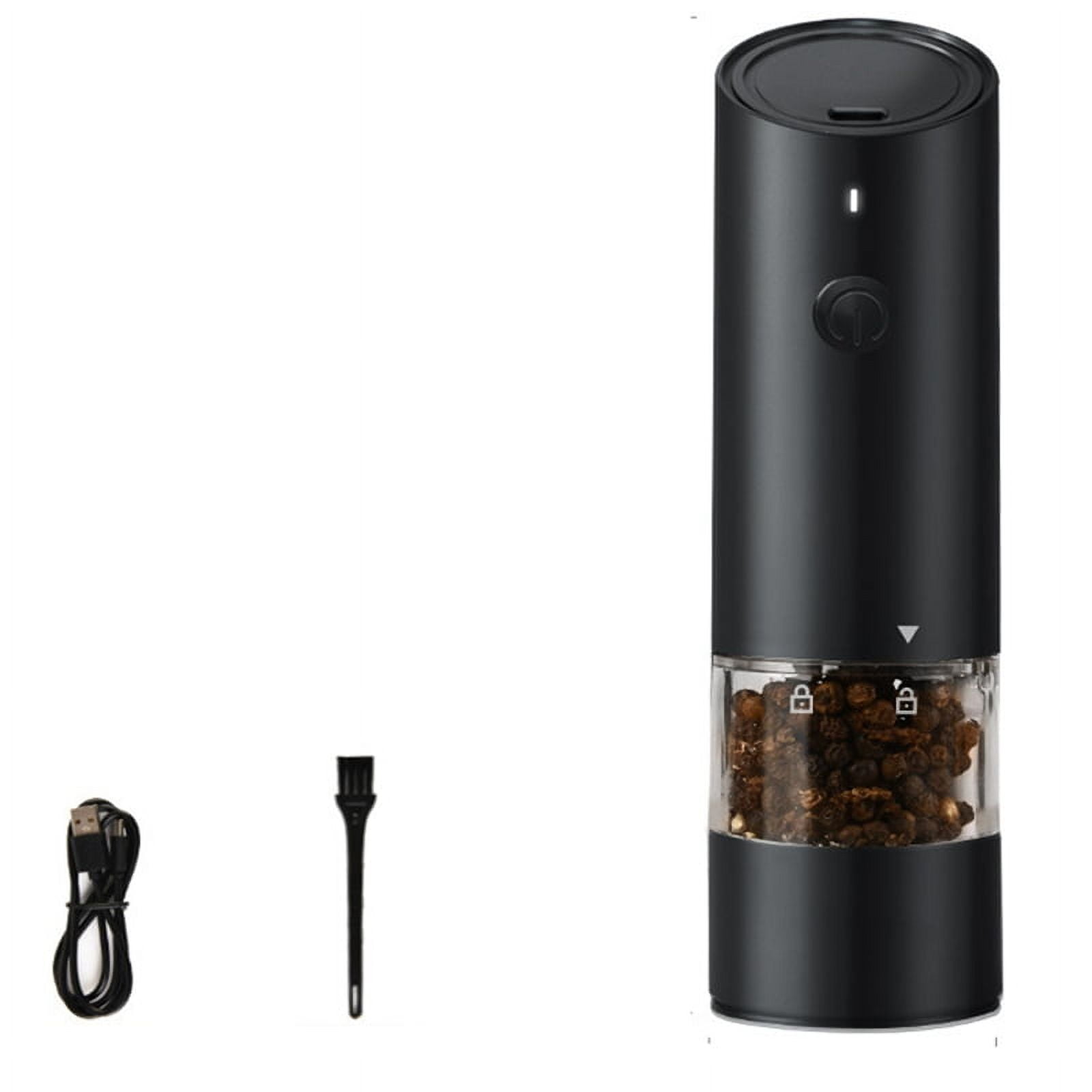 USB Rechargeable Pepper Grinder, Electric Pepper Grinder, Bbq Sea Salt ...