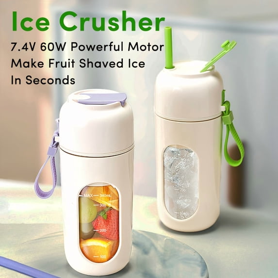 USB Rechargeable Portable Juicer Blender with 11.8-Ounce Cup, 12-Blade ...