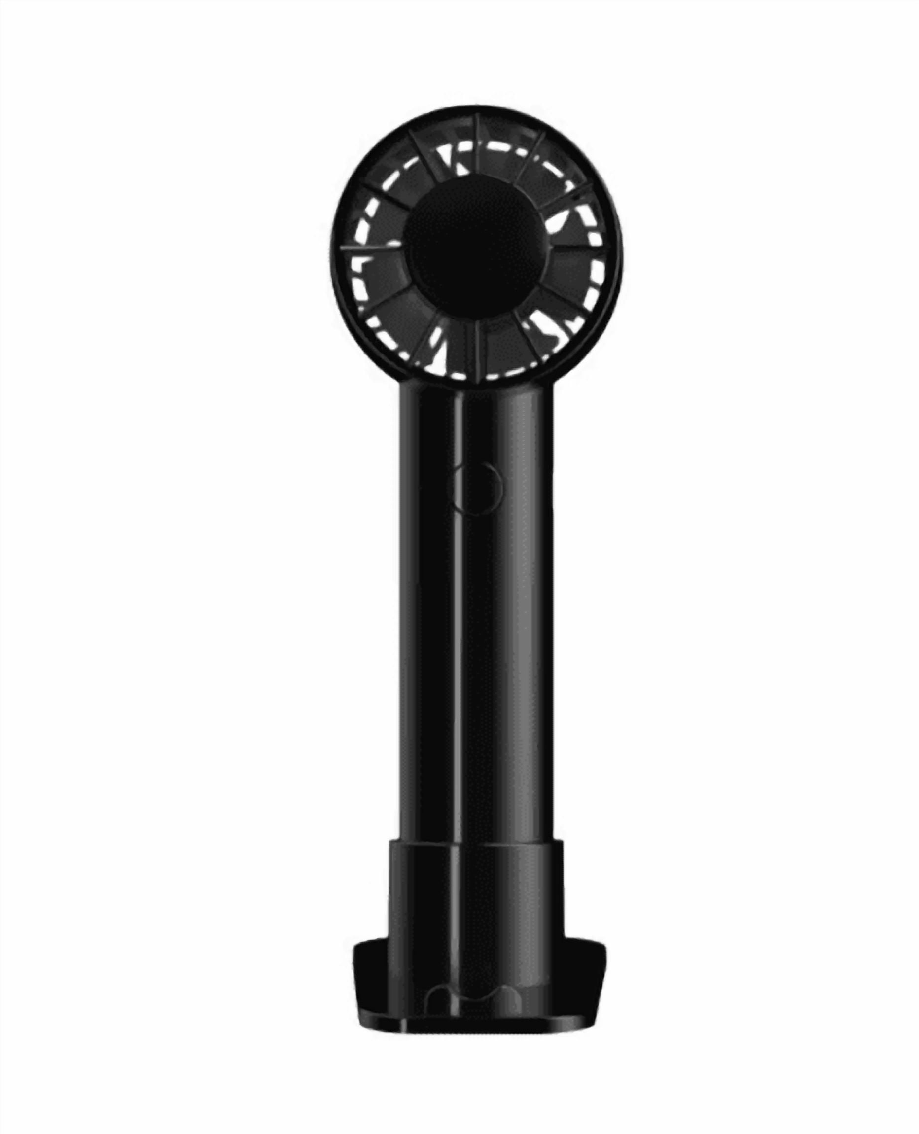 USB Rechargeable Portable Mini Desktop Fan with Phone Stand - Black ...