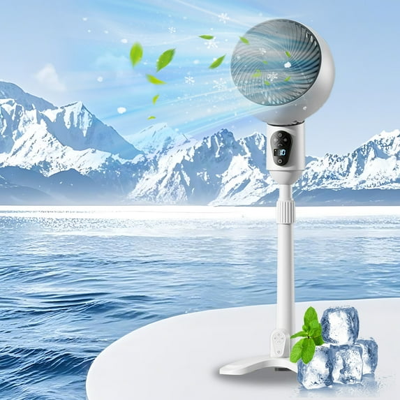 USB Rechargeable Remote Control Oscillating Air Circulator Fan - High ...