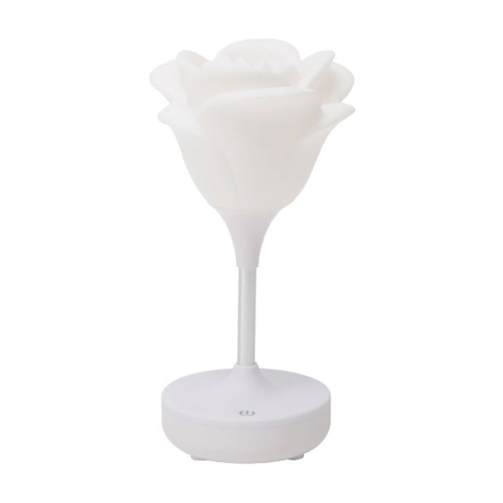 USB Rechargeable Rose Night Light with Realistic Flower Design and ...