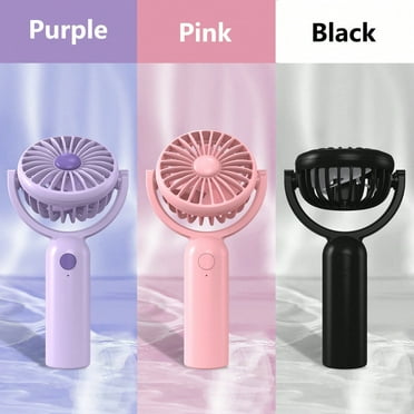 Ovzne Mini Handheld Fan – 3 Speed Settings, Usb Rechargeable ...