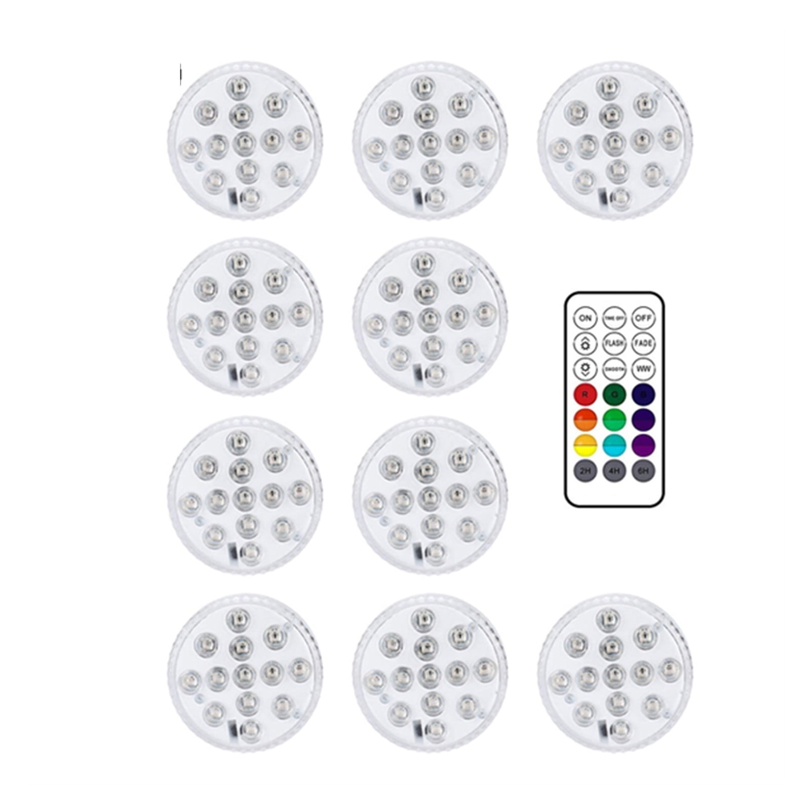 USB Rechargeable Submersible Swimming Pool Light RGB Led Night Light ...
