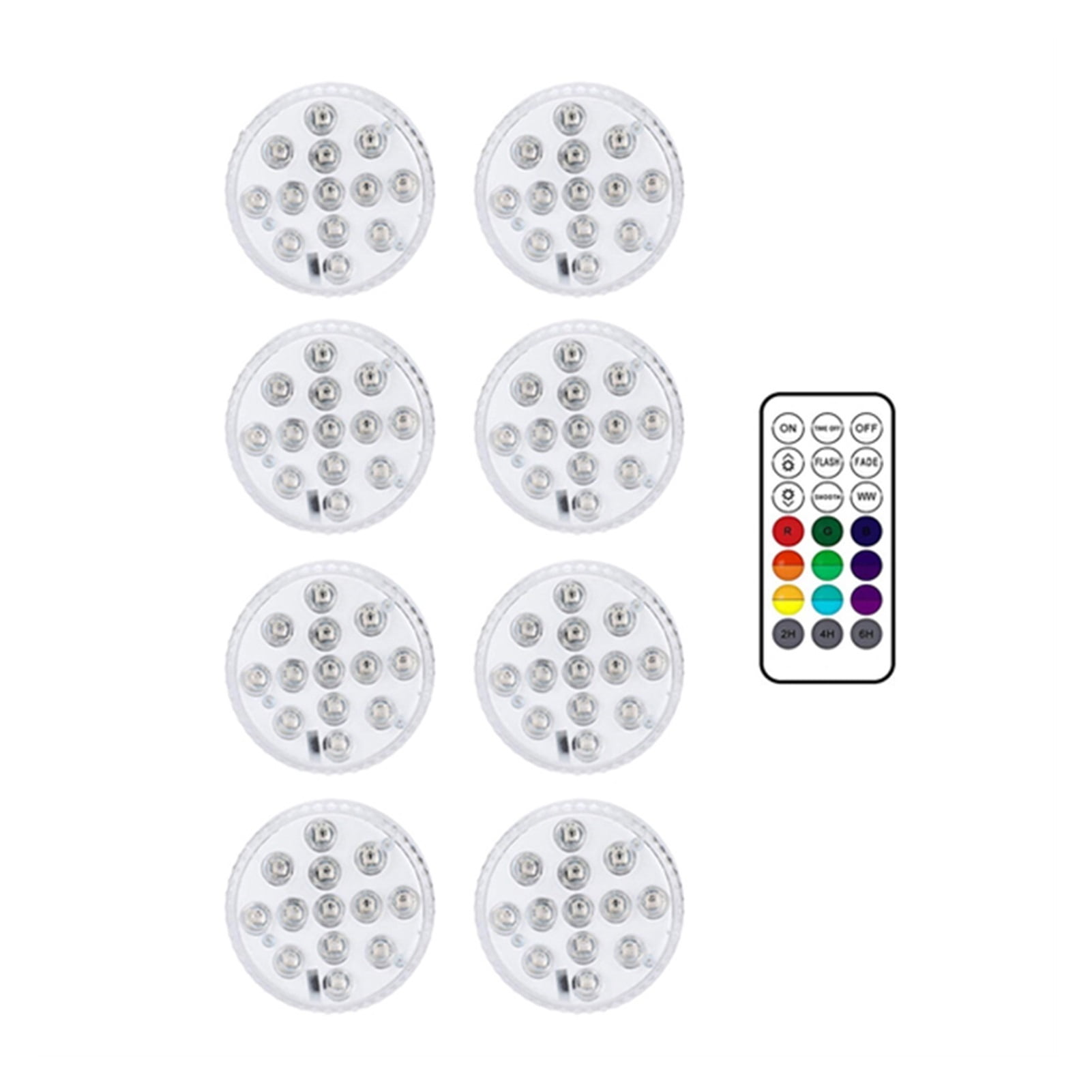 USB Rechargeable Submersible Swimming Pool Light RGB Led Night Light ...