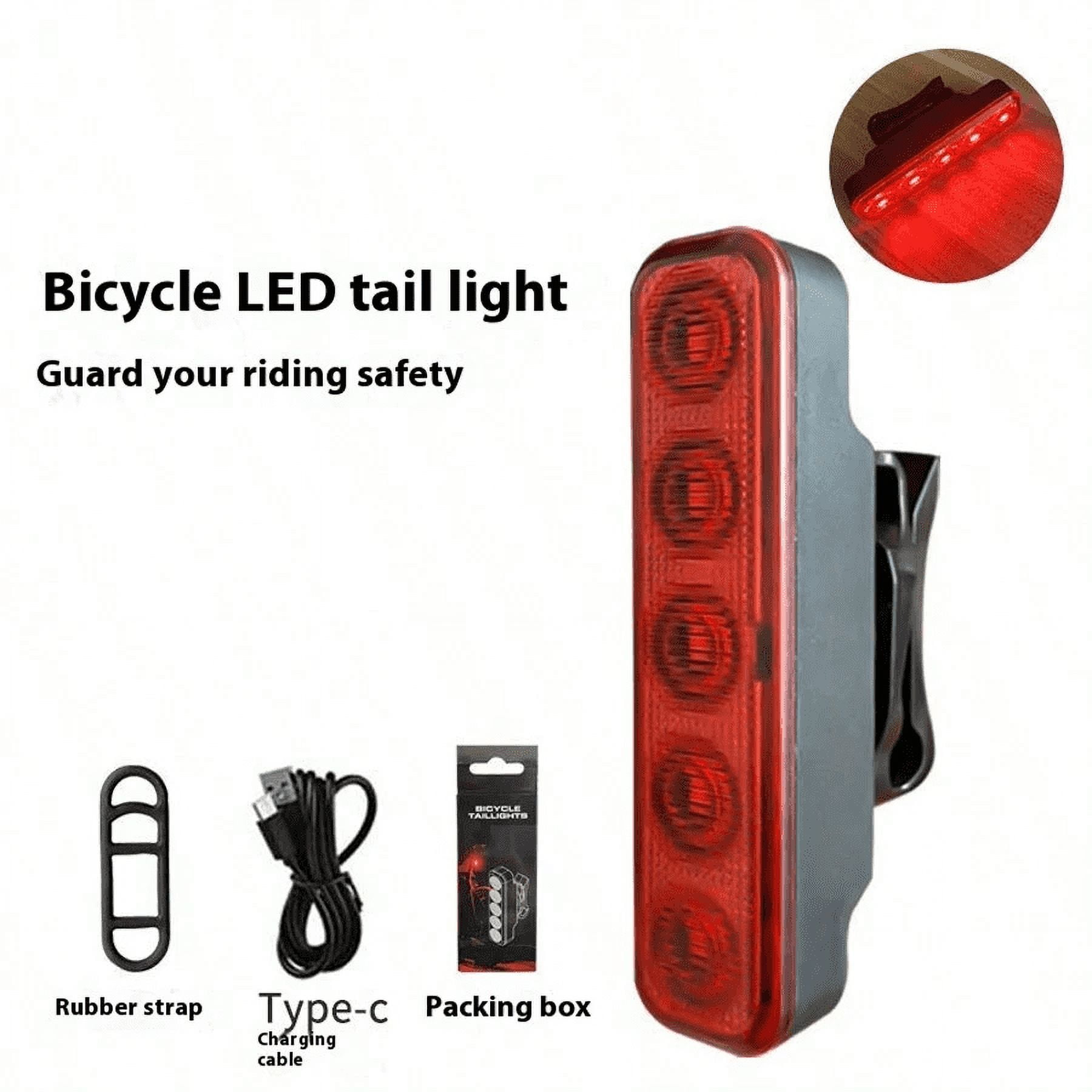 USB Rechargeable Tail Light,Tail Light,Bright Rear Cycling Safety ...