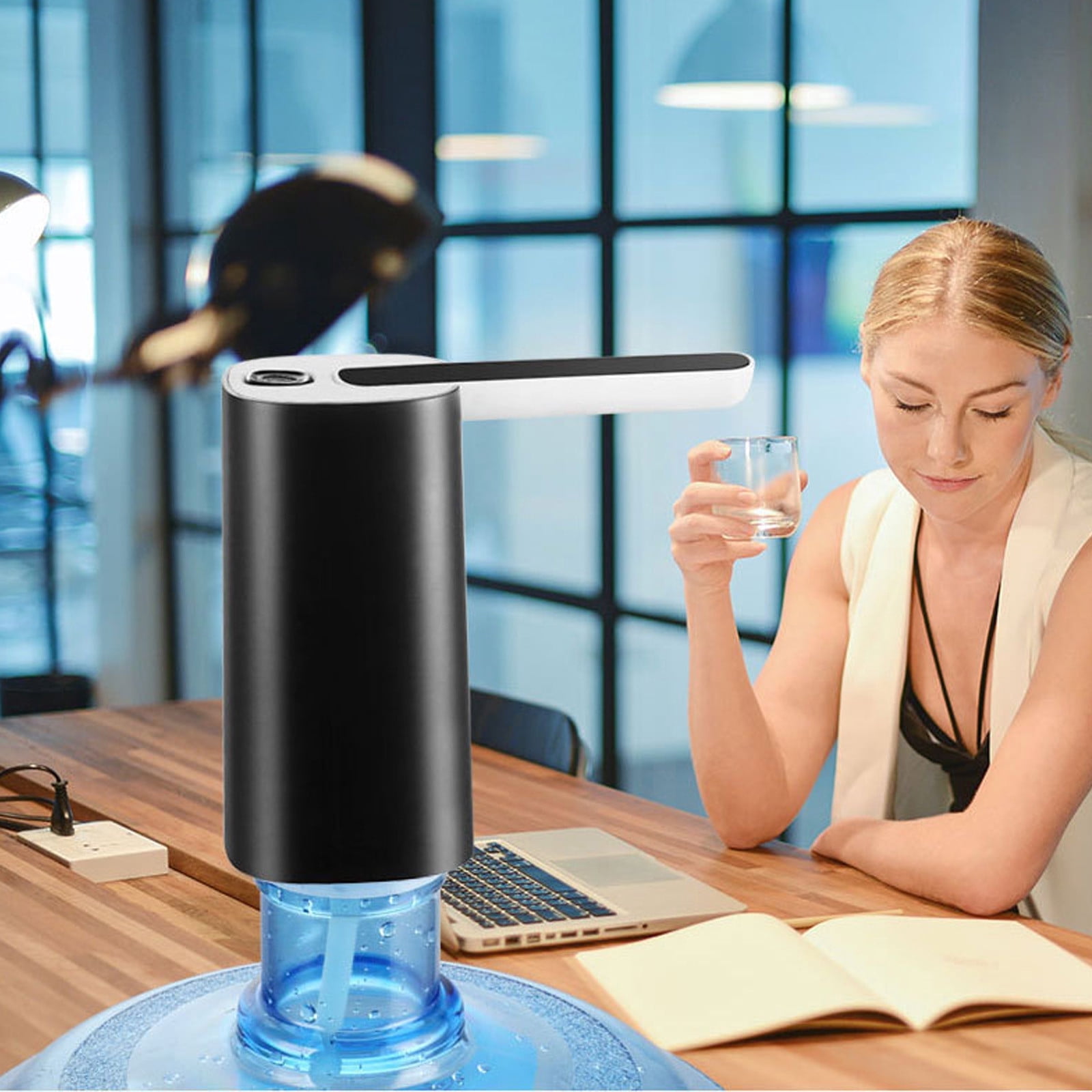 USB Rechargeable Water Bottle Pump | Automatic Foldable Portable ...