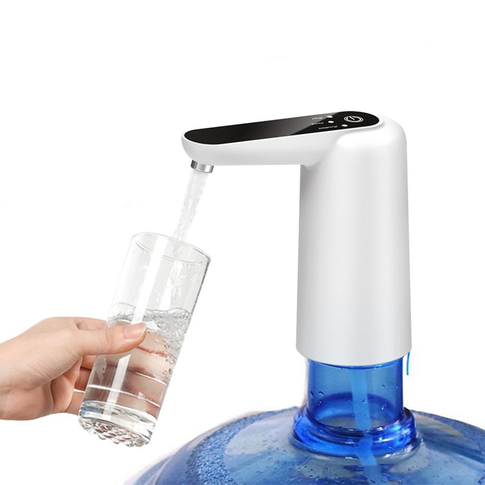USB Rechargeable Water Bottle Pump Dispenser - 40-Day Battery Life ...