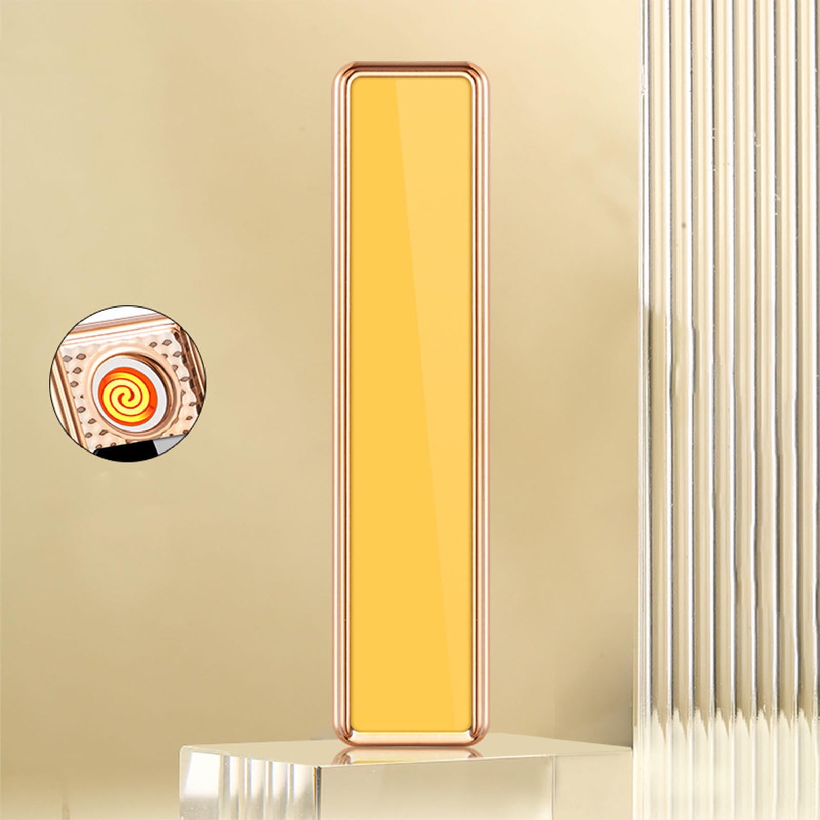 USB Rechargeable Windproof Metal Lighter | Ultra-Thin Alloy Body ...