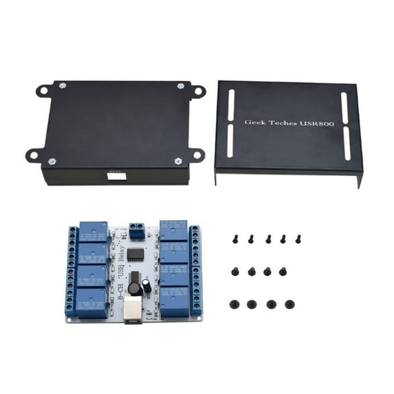 USB Relay Board 8 Channel Programmable Controller for Home Automation ...