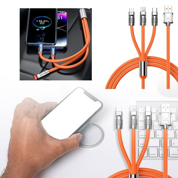 USB - Say Goodbye To Clutter 120 To Three Charger 3 Devices ...