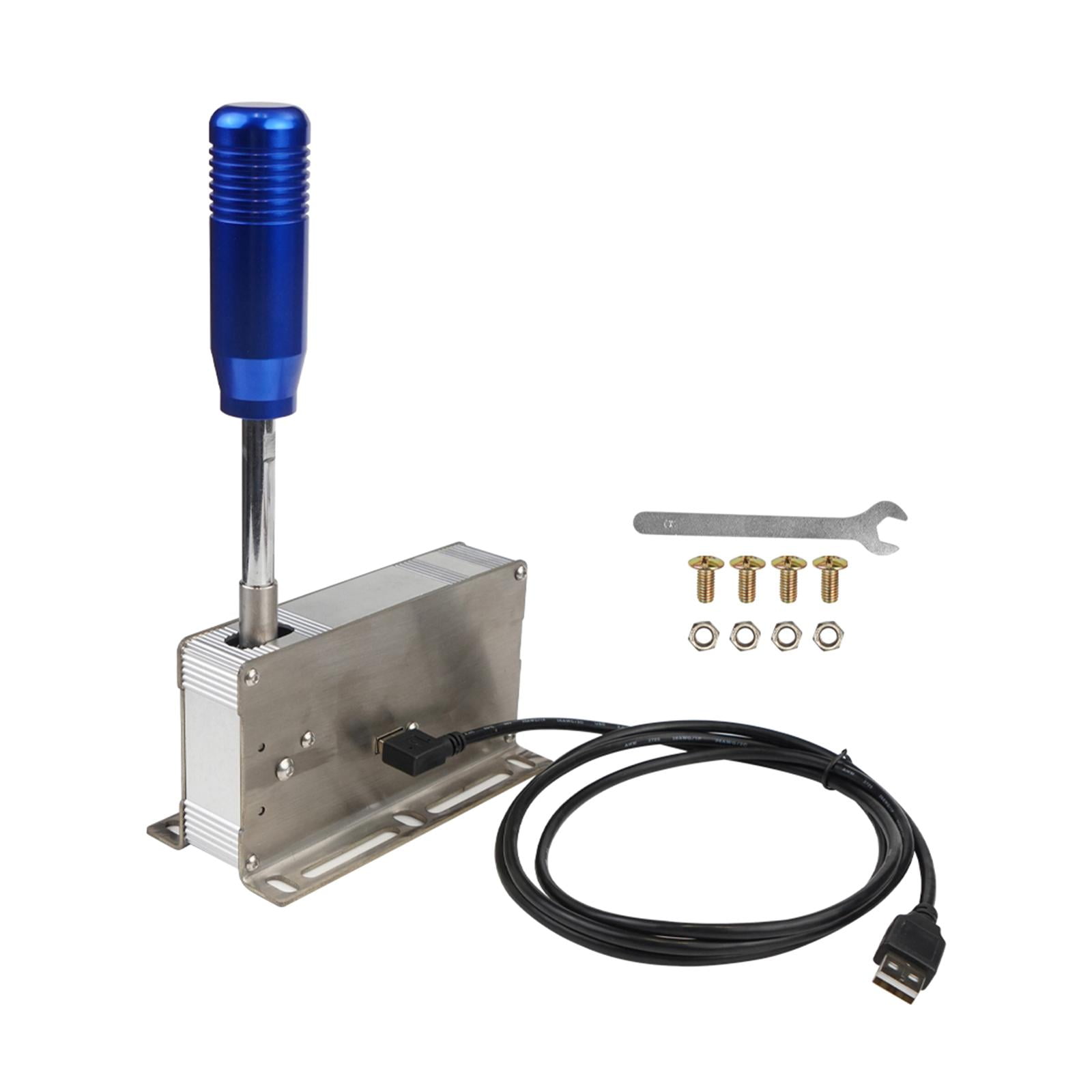 USB Sequential Shifter Game Accessories Racing Handbrake Blue - Walmart.com