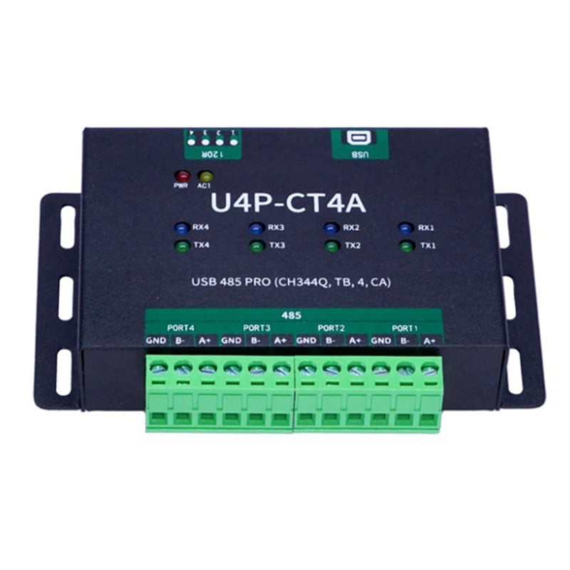 USB Serial Port Module Industrial Grade USB to 4-Way RS485 Converter ...